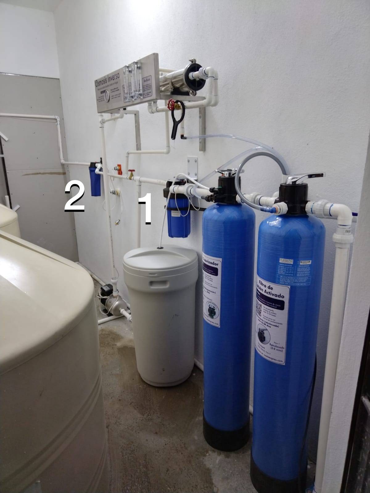 Purificadoras de agua de autoservicio — Oasis Expres OEV200603G22